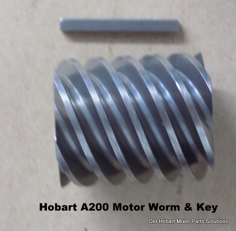 Hobart A200 Motor Worm & Key 00-012743