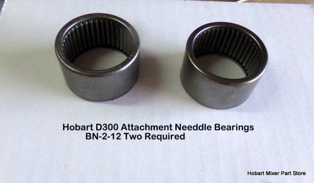 Hobart D300 Attachment Needle Bearings BN-2-12 Two Required