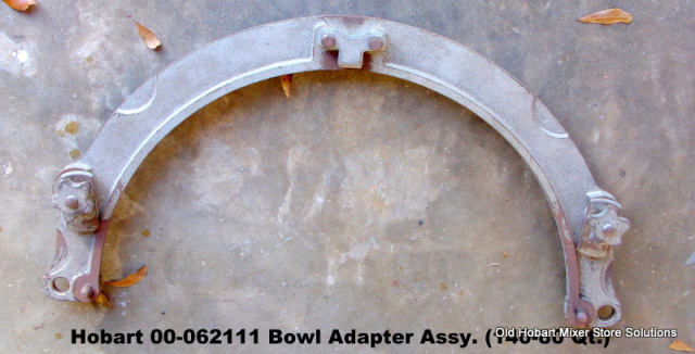 Hobart Bowl Adapters Bowls-Hooks-Beaters-Wire Whips Accessories