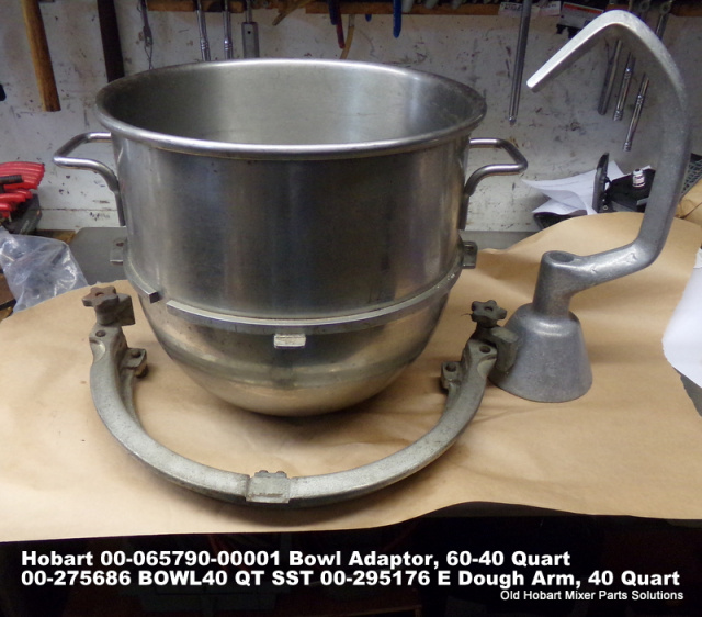 Hobart Bowl Adapters Bowls-Hooks-Beaters-Wire Whips Accessories
