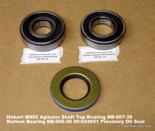 Hobart-M802-Agitator-Shaft-Pin-Bearing-Seal-Kit