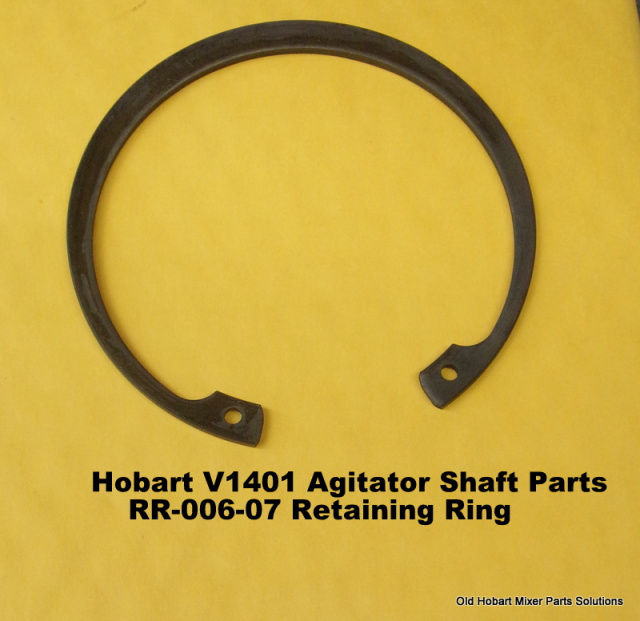 Hobart V1401 Agitator Shaft Parts RR-006-07 Retaining Ring